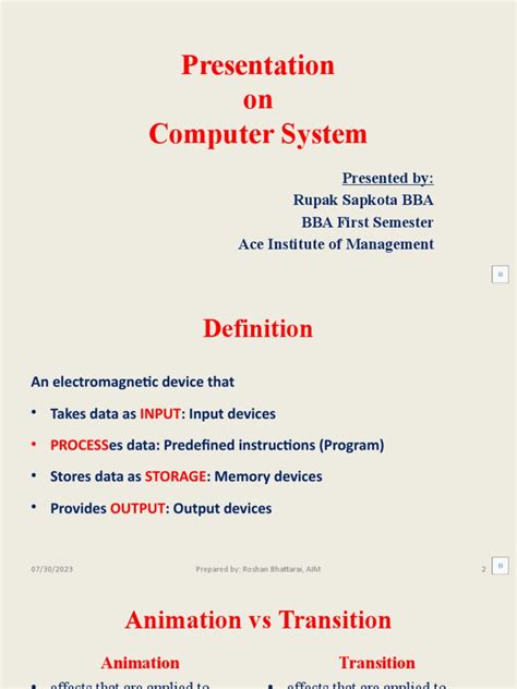 Image result for Computer System Presentation Fisrt Page