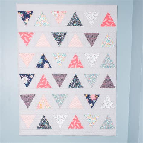 Image result for Triangle Baby Quilt Pattern