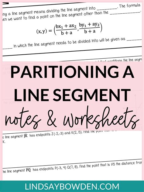 Image result for How to Partition a Line Segment Steps