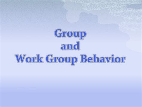 Image result for Group Work Behavior