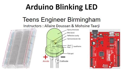 Image result for Blinking LED Arduino Resistor