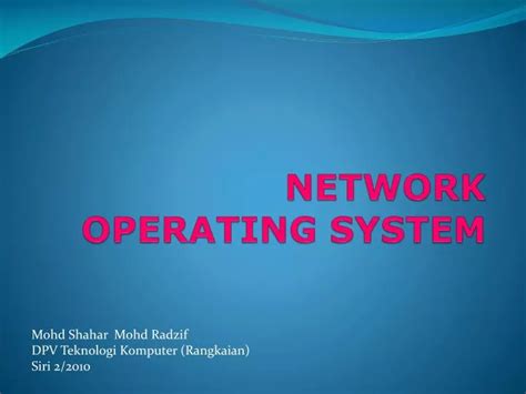 Image result for Computer Network Operating System