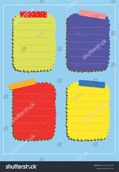 Image result for Colored Note Paper