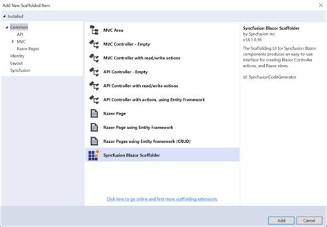 Image result for Blazor Scaffolding SQL Server