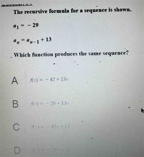 Image result for Recursive Function for Sequence