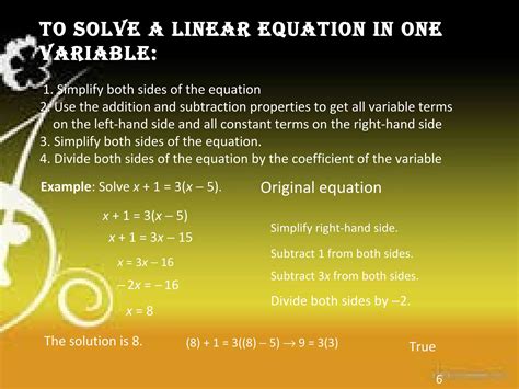 Image result for Linear Equation in One Variable Maths Class 8th