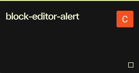Image result for Alert Box Block Plugin