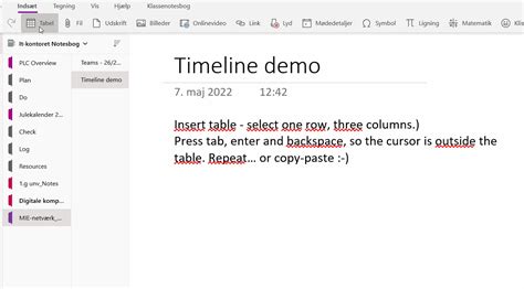 Image result for OneNote 365 Time Line