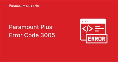 Image result for Paramount Error Code 3005