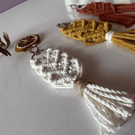 Image result for Heart Macrame Keychain Tutorial