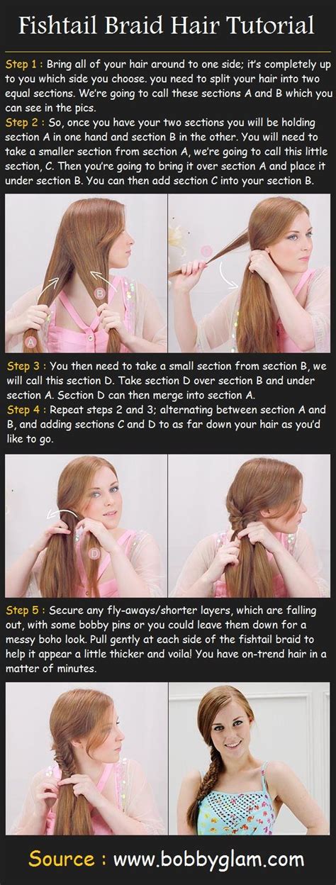 Image result for Fishtail Braid Hair Tutorial