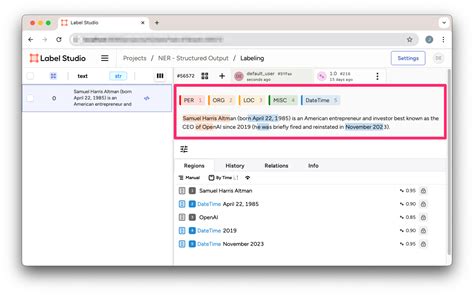 Image result for Ner Using Label Studio