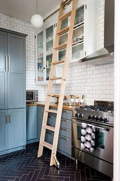 Image result for Log Library Ladder for Kitchen