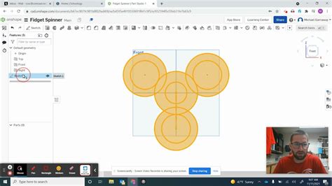 Image result for Onshape Tutorials Fidget Spinner