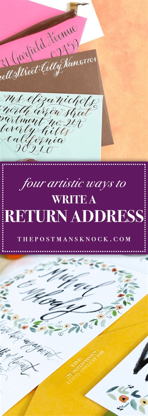 Image result for How to Write a Return Address