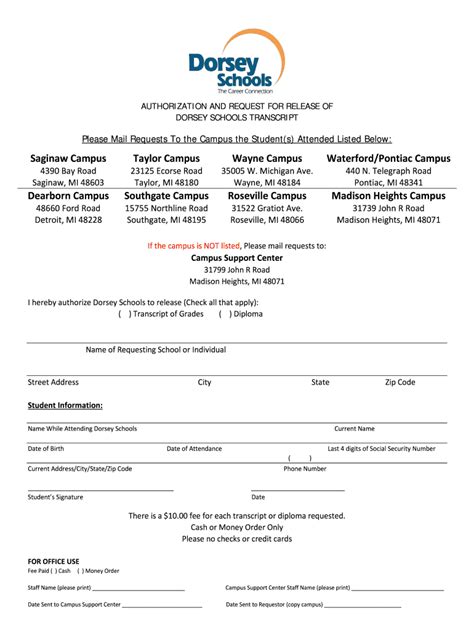 Image result for How to Fill Du Transcript Form