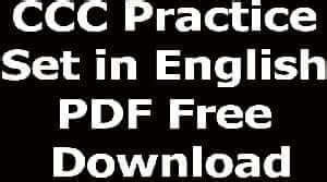 Image result for CCC Practice Set