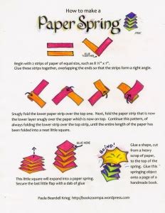 Image result for Folded Paper Spring