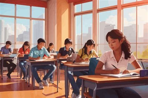 Image result for Exam Students Vector