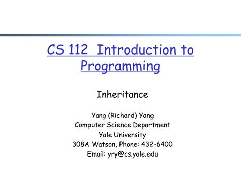 Image result for Introduction to CS and Programming