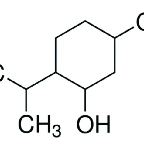 Image result for Menthol Structure