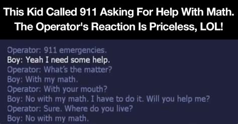 Image result for Math Problem 911 Call