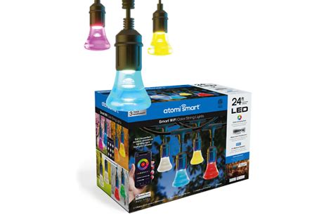 Image result for Atomi Smart LED Color String Lights Alexa Connection