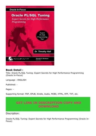 Image result for Oracle PL/SQL Tuning