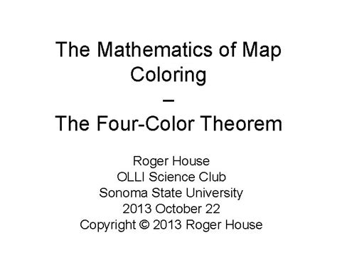 Image result for 4 Coloring Problem