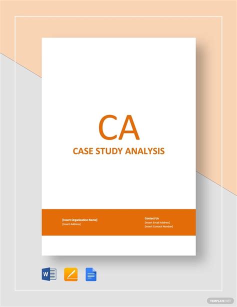 Image result for Case Study Analysis Template