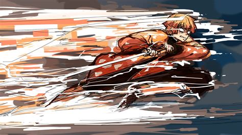 Image result for Zenitsu Front View Angry