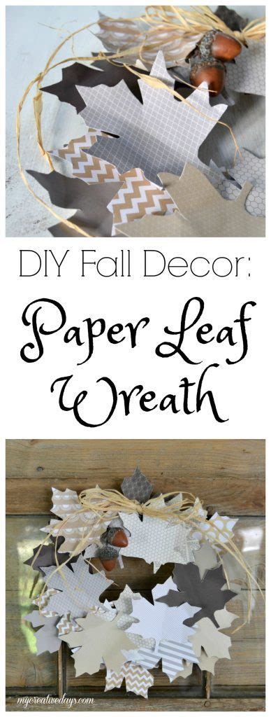 Image result for DIY Fall Decor Paper