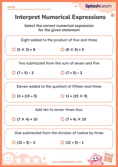 Image result for Example of Numerical Expression