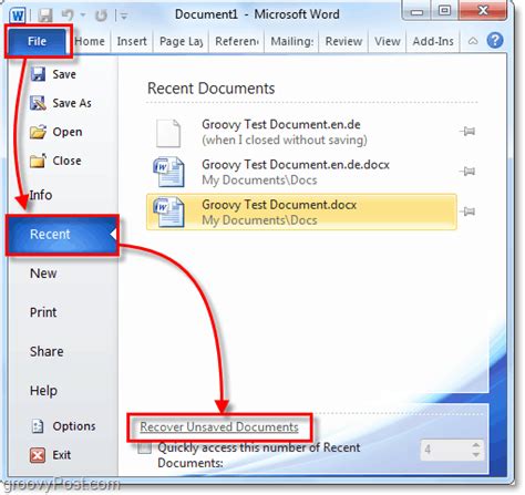Image result for How to Find Lost Word File