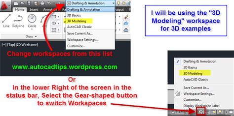 Image result for AutoCAD Workspace Settings