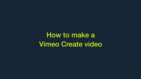 Image result for Vimeo How To