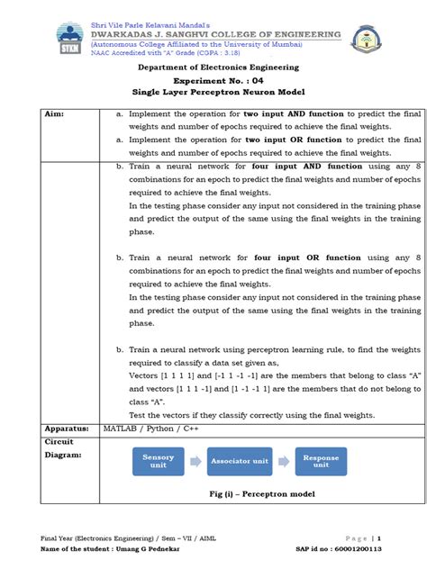 Image result for Single Layer Training Algorithm