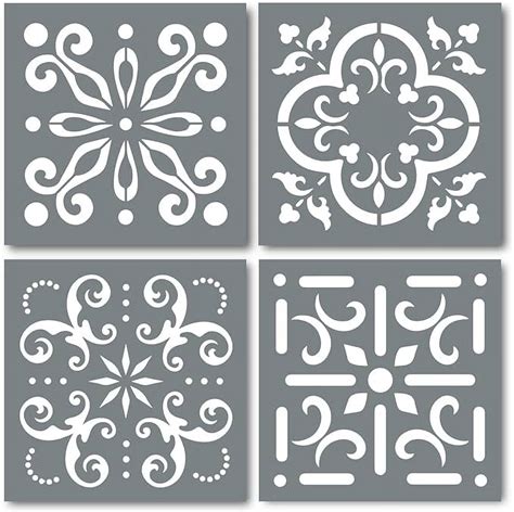 Image result for Tile Stencil Patterns