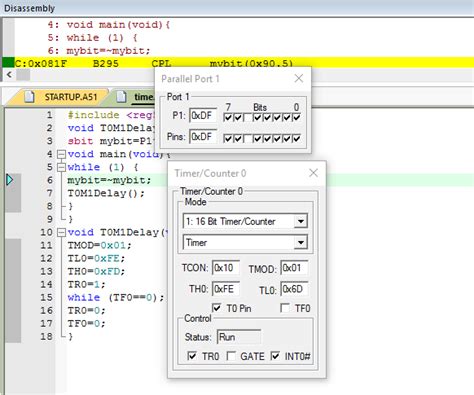 Image result for LED Blinking Program 8051