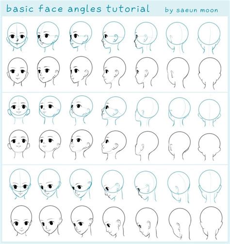 Image result for Anime Head Tutorial