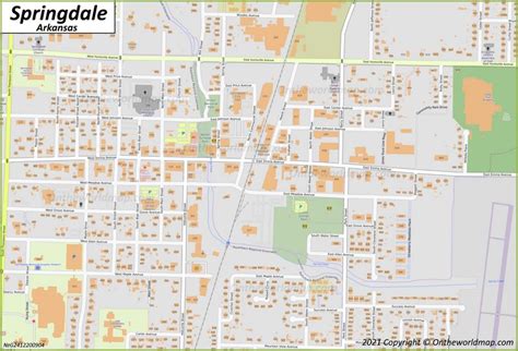 Image result for Springdale AR Map