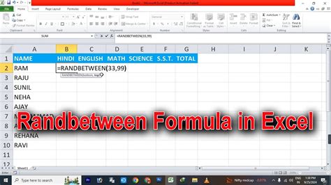 Image result for Randbetween Examples