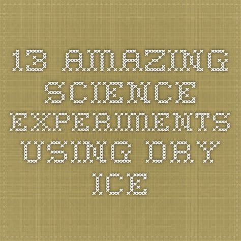 Image result for Dry-Ice Science Project