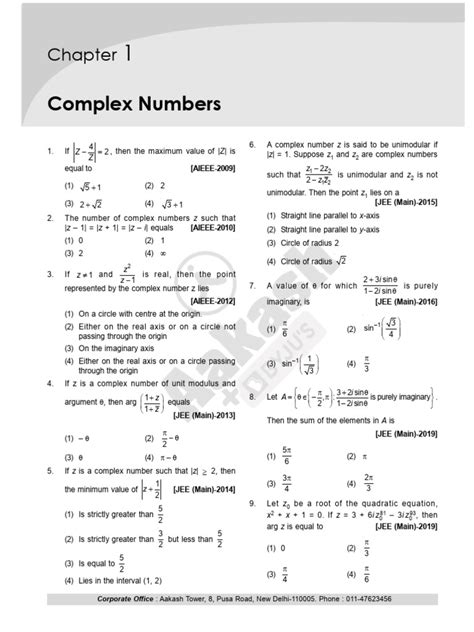 Image result for Mths 12th Complex Numbers Chapter One