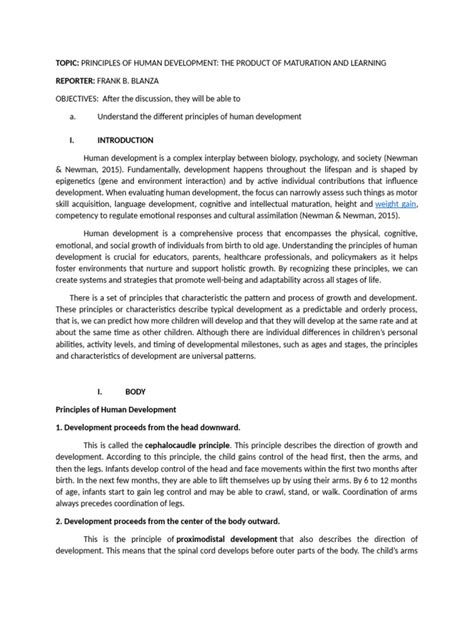 Image result for Human Development Principles