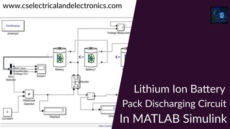 Image result for How to Add Battery Discharge Function Matlab Simulink