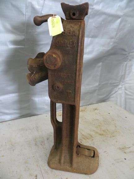 Simplex 85A 5 Ton Jack - Lambrecht Auction, Inc.