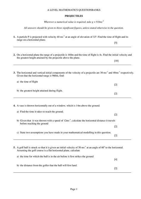 Image result for Projectiles a Level Maths