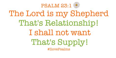 I will fear no evil - That's Protection! - Pslam 23