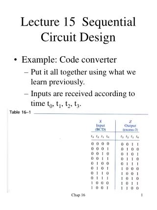 Image result for Sequential Circuit Design Examples
